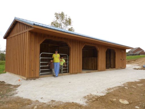 Horse Run Ins and Sheds | Portable Horse Barn Manufacturer Hilltop ...