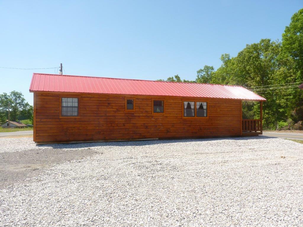 16×46 Display cabin (1) | Factory Built Park Model RV Cabins | Tiny ...