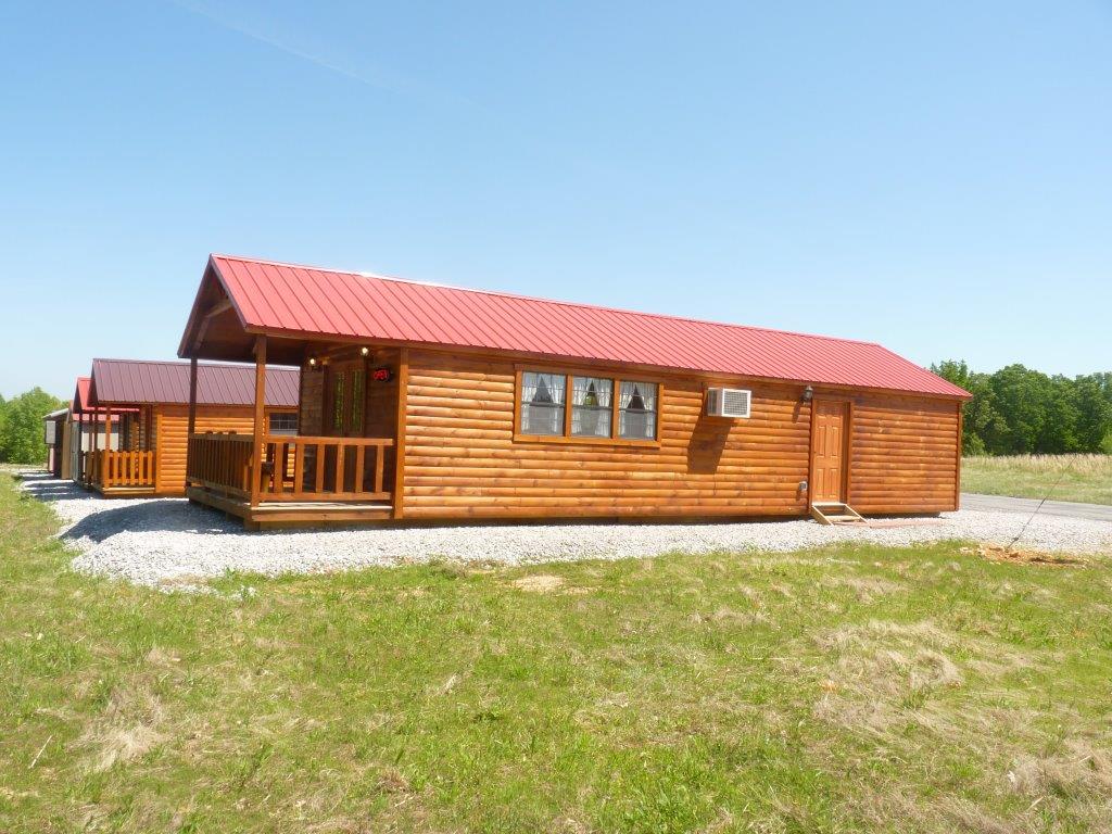 16×46 Display cabin (2) | Factory Built Park Model RV Cabins | Tiny ...