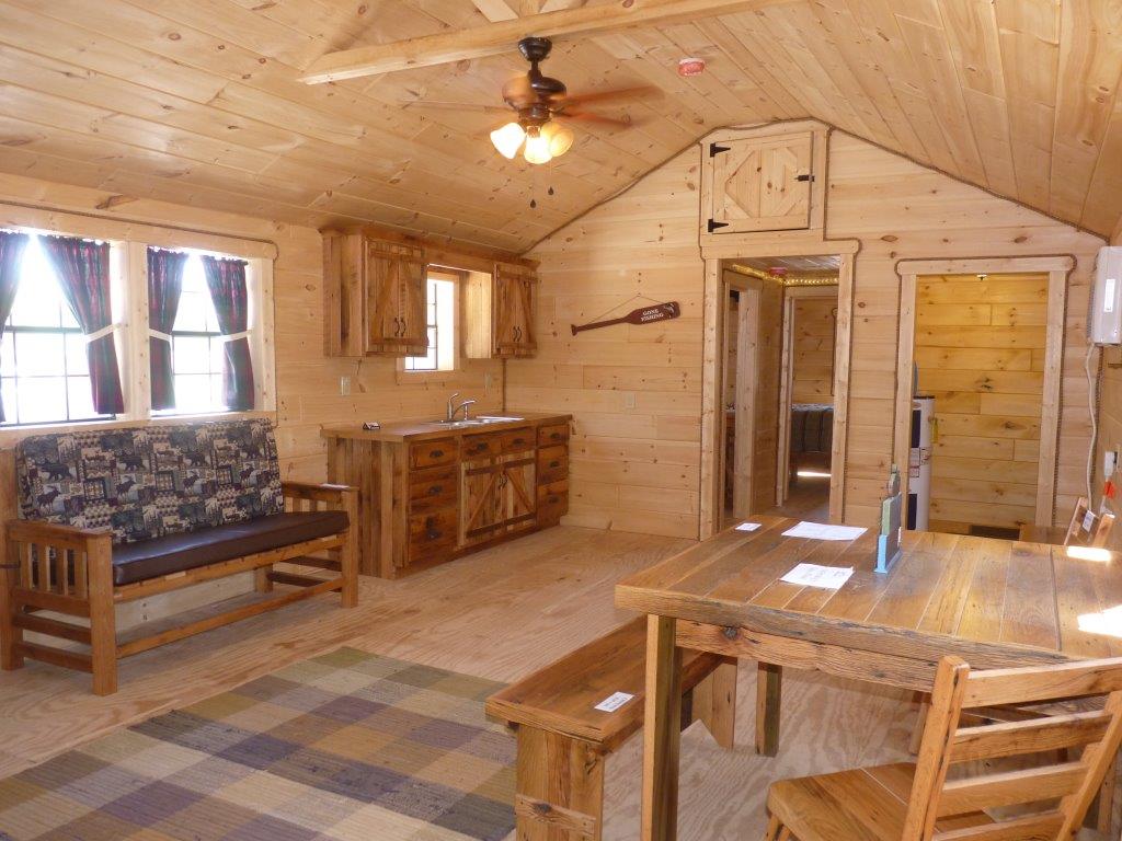 16×46 Display cabin (6) | Factory Built Park Model RV Cabins | Tiny ...