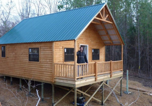 cabin-24-hilltop-structures | Factory Built Park Model RV Cabins | Tiny ...