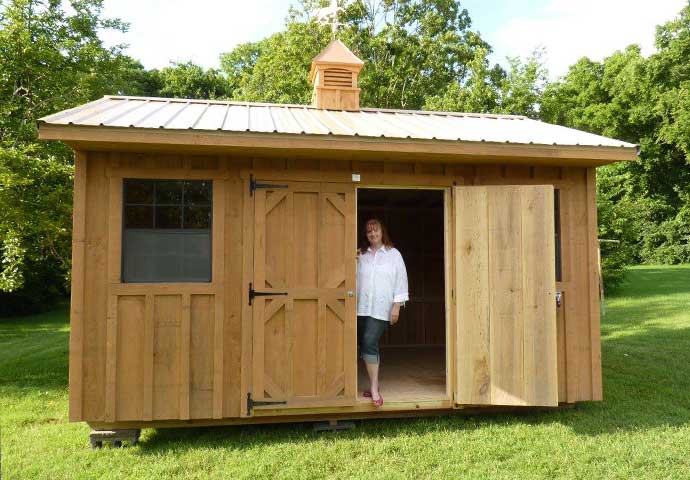 shed-customer | Factory Built Park Model RV Cabins | Tiny Home Builder