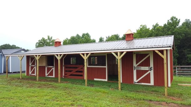 PreBuilt Horse Barns | Factory Direct Horse Barns - Rent to Own